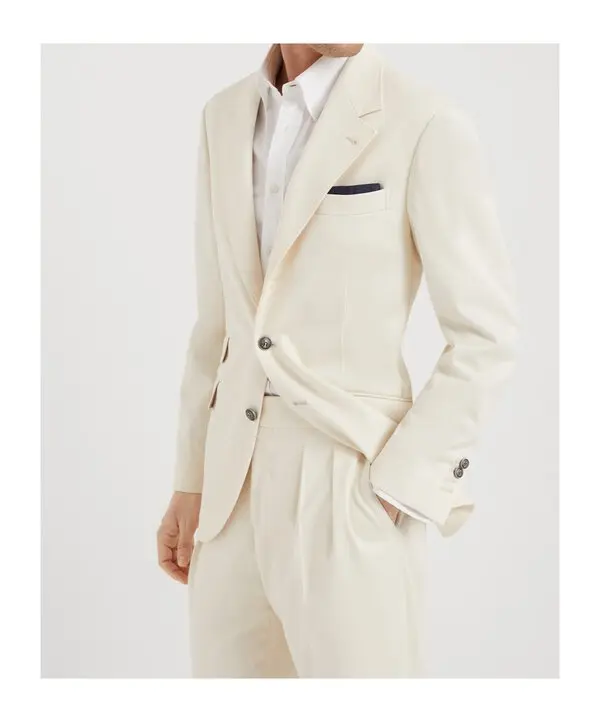Brunello Cucinelli Notched-lapel Cashmere Blazer - Panama