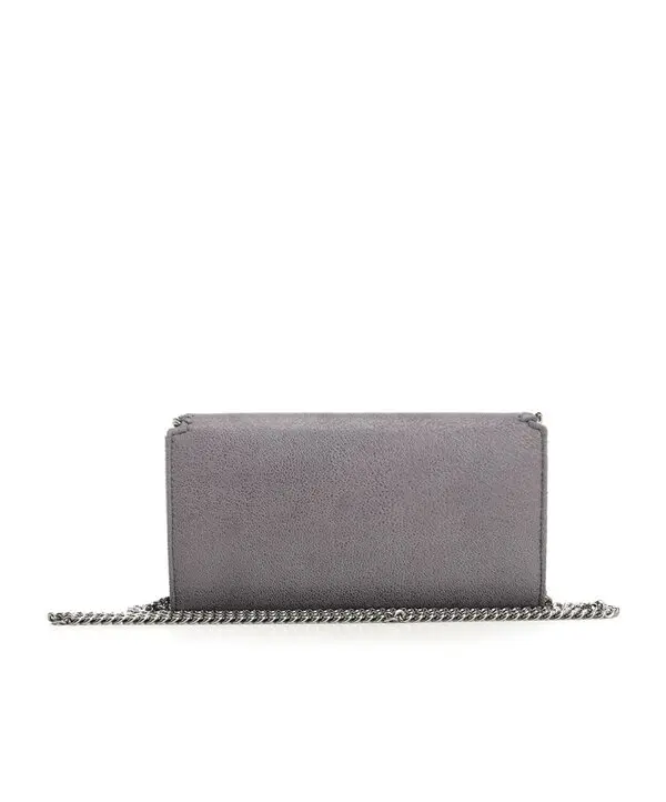 Stella McCartney Falabella Chain Wallet - Gray
