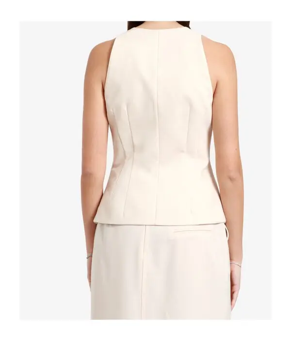 Philosophy Di Lorenzo Serafini Ivory Sweetheart Neckline Camisole