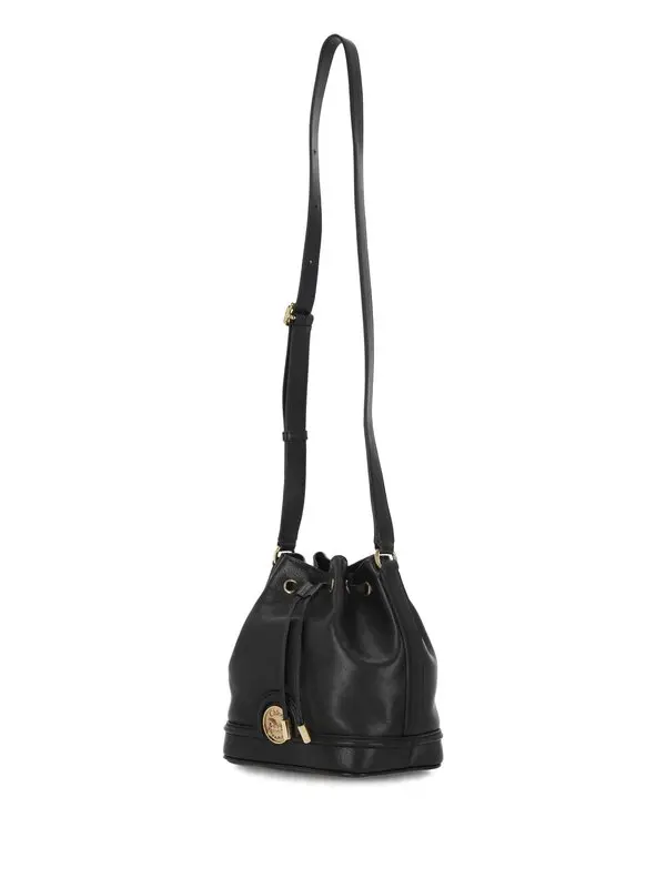 Chloé Logo Plaque Drawstring Bucket Bag