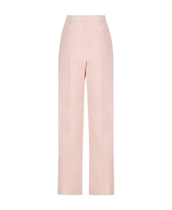 Alexander McQueen Pleated Wide-leg Trousers - Pink