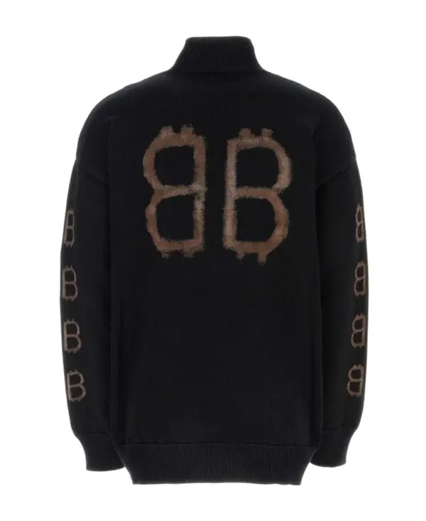 Balenciaga High-necked Long-sleeved Sweater