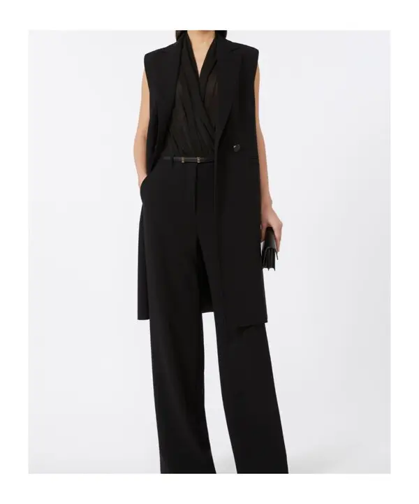 Max Mara Zena Double Breasted Sleeveless Gilet