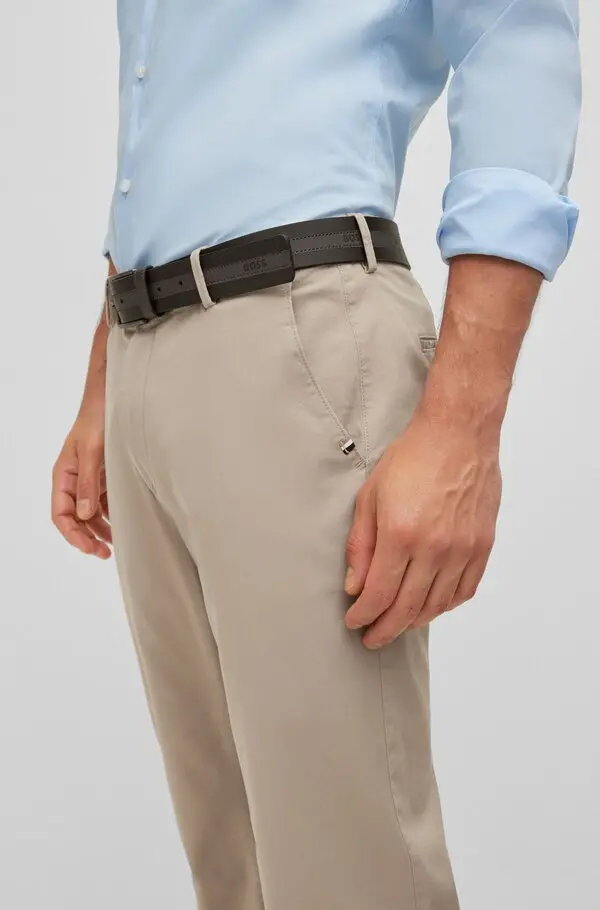 Hugo Boss Straight Leg Tailored Pants
