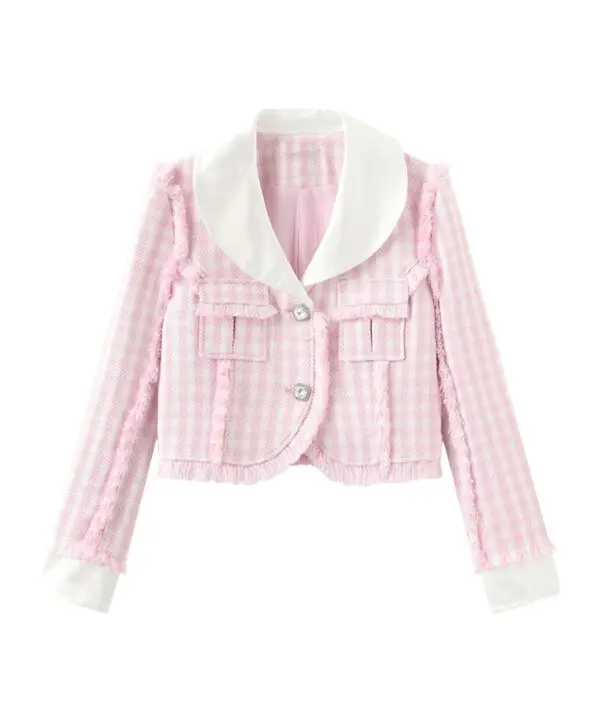 Marissa Chiara Long-sleeved Casual Jacket With Button Fastening And Chest Pockets