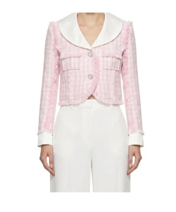 Marissa Chiara Long-sleeved Casual Jacket With Button Fastening And Chest Pockets