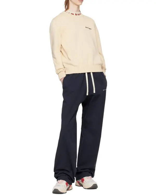 Palm Angels Logo Embroidered Drawstring Pants