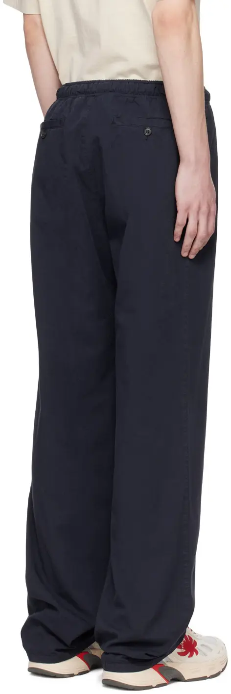 Palm Angels Logo Embroidered Drawstring Pants