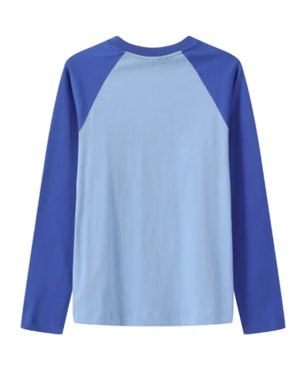Marissa Chiara Crew Neck Long Sleeve T-shirt - Blue