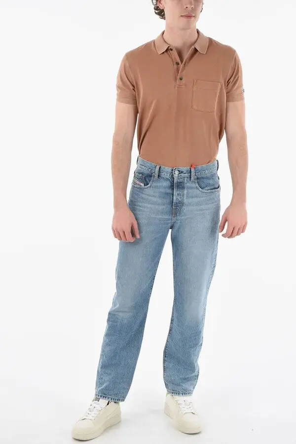 DIESEL® 2020 D-viker Straight Leg Denim Jeans - Blue