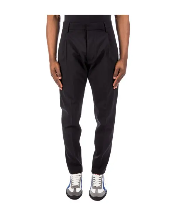 Dsquared2 Logo Patch Slim-cut Cropped Pants