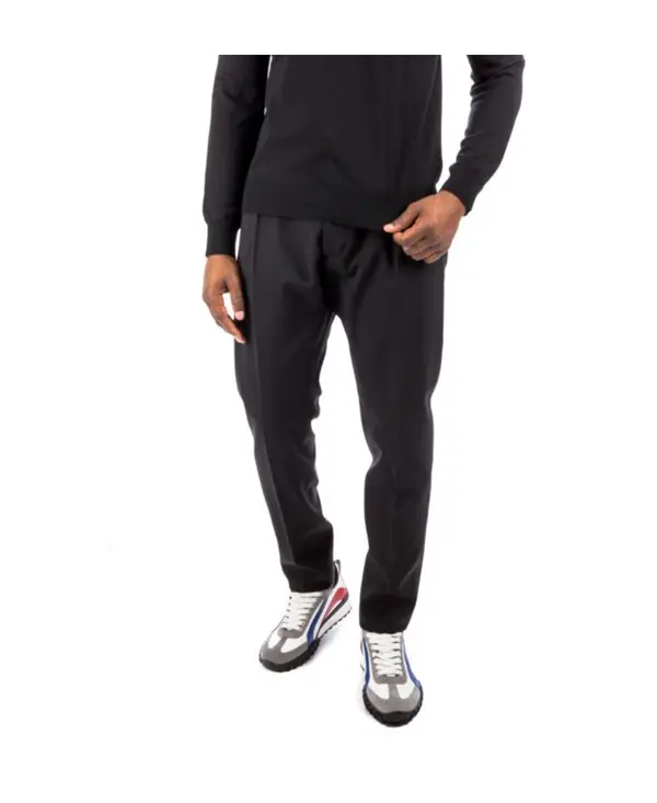 Dsquared2 Logo Patch Slim-cut Cropped Pants