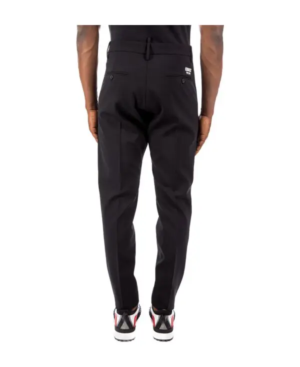 Dsquared2 Logo Patch Slim-cut Cropped Pants