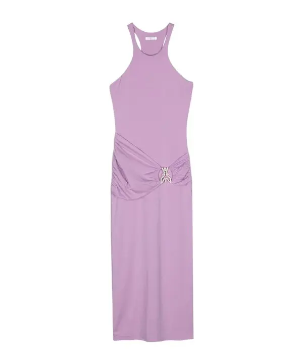 Patrizia Pepe Fly-appliqué Maxi Dress - Pink