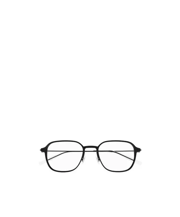 Montblanc Eyewear Geometric Frame Glasses - Black