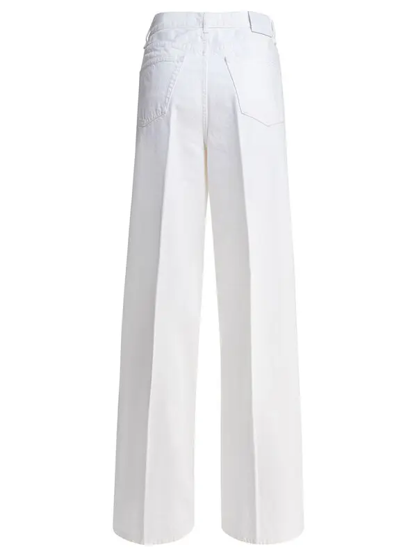 TOTEME Wide Leg Jeans - White