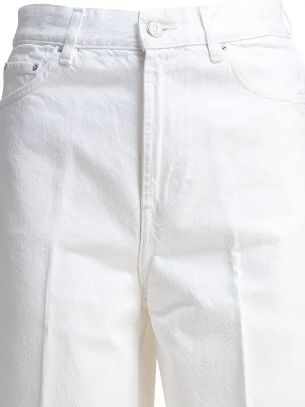 TOTEME Wide Leg Jeans - White