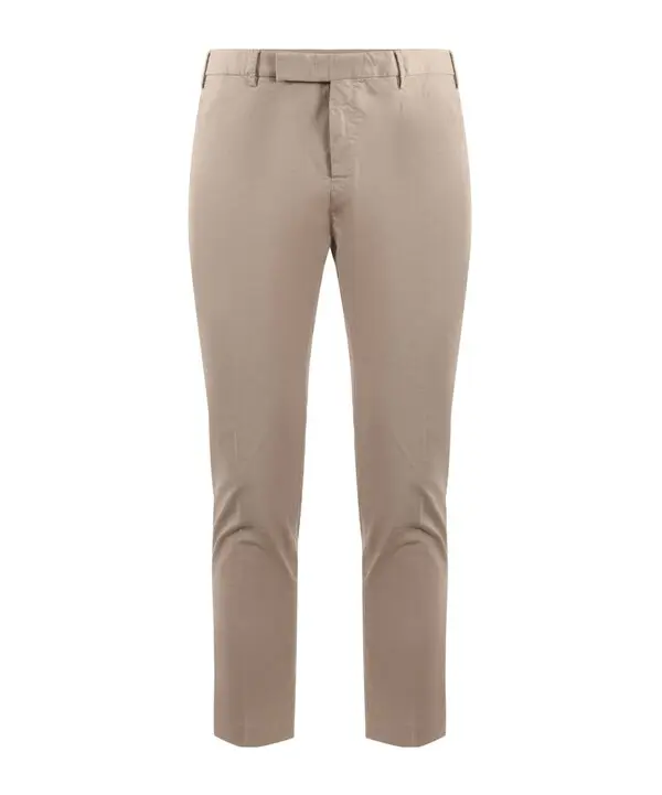 PT TORINO Slim Fit Trousers - Nude