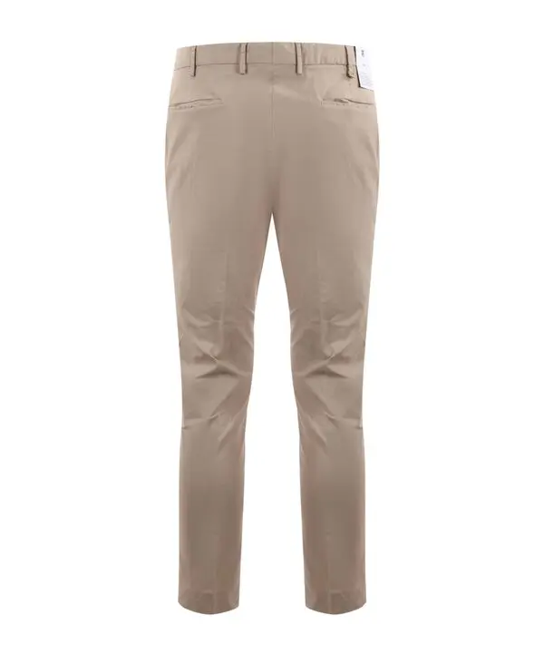 PT TORINO Slim Fit Trousers - Nude