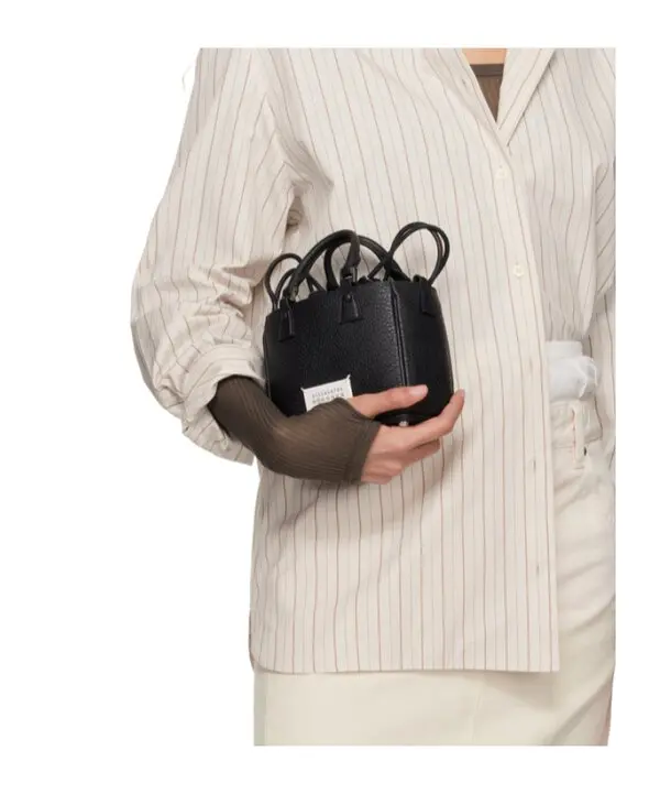 MAISON MARGIELA 5ac Horizontal Tote Bag - Black
