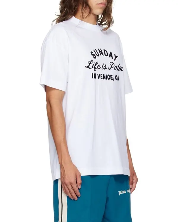 Palm Angels Sunday Logo-print T-shirt