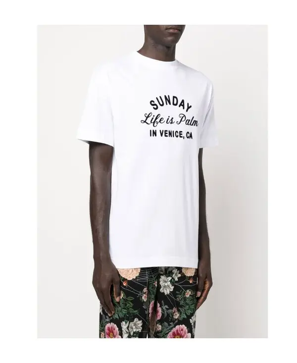 Palm Angels Sunday Logo-print T-shirt
