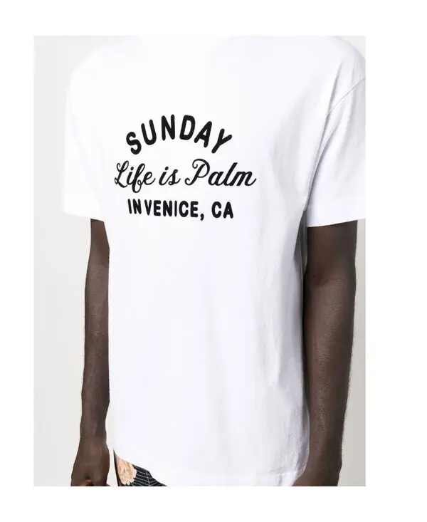 Palm Angels Sunday Logo-print T-shirt