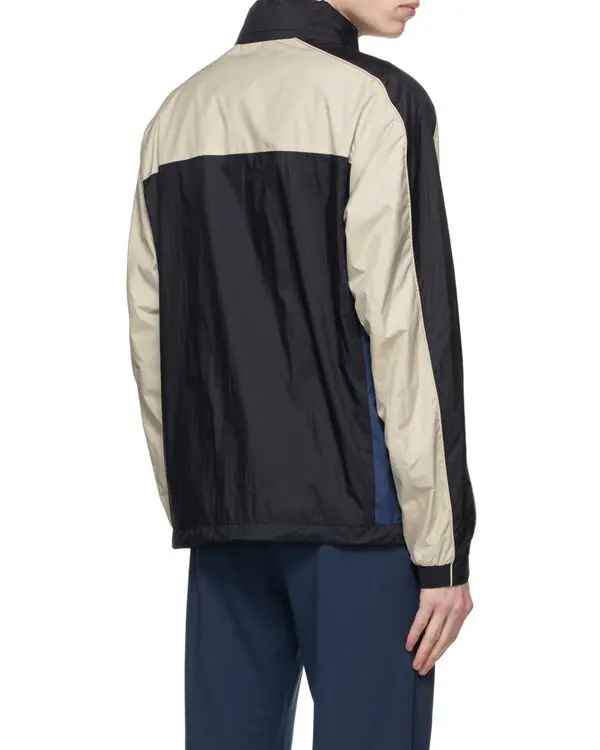 Zegna Panelled Zip-up Hooded Jacket