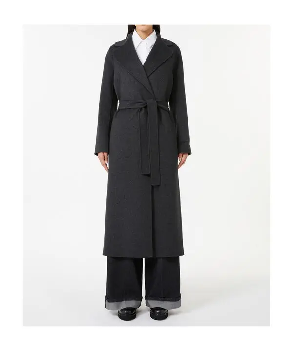 Max Mara Long-sleeved Belted Coat