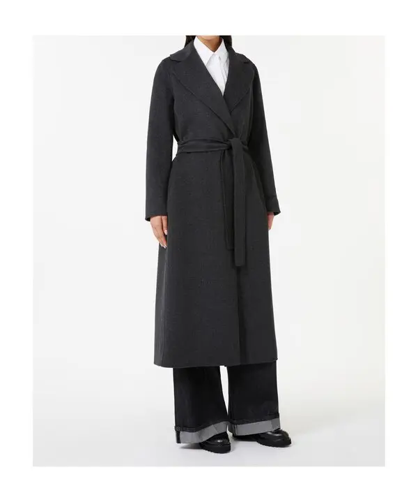 Max Mara Long-sleeved Belted Coat