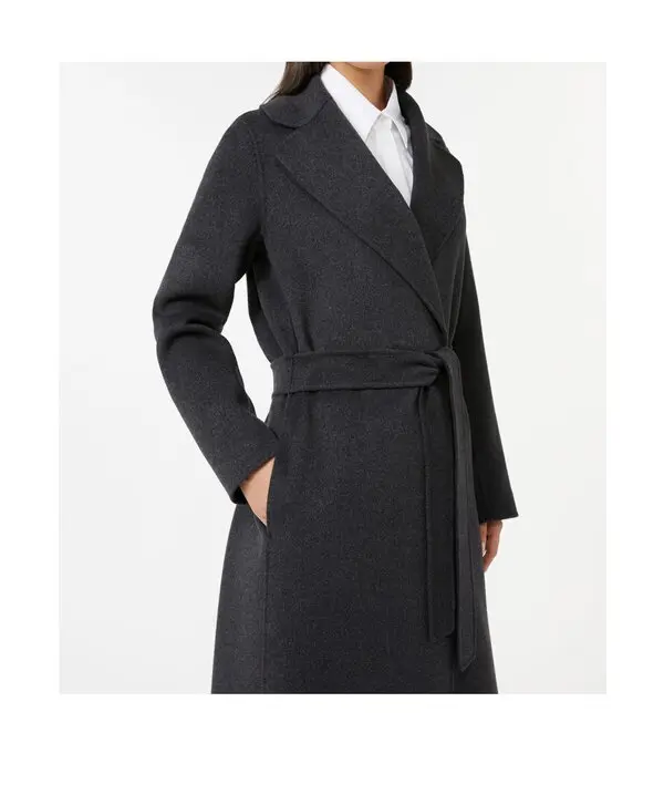 Max Mara Long-sleeved Belted Coat