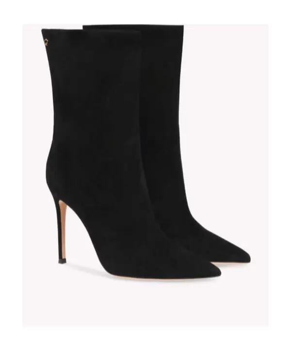 GIANVITO ROSSI Pointed Toe Stiletto Ankle Boots