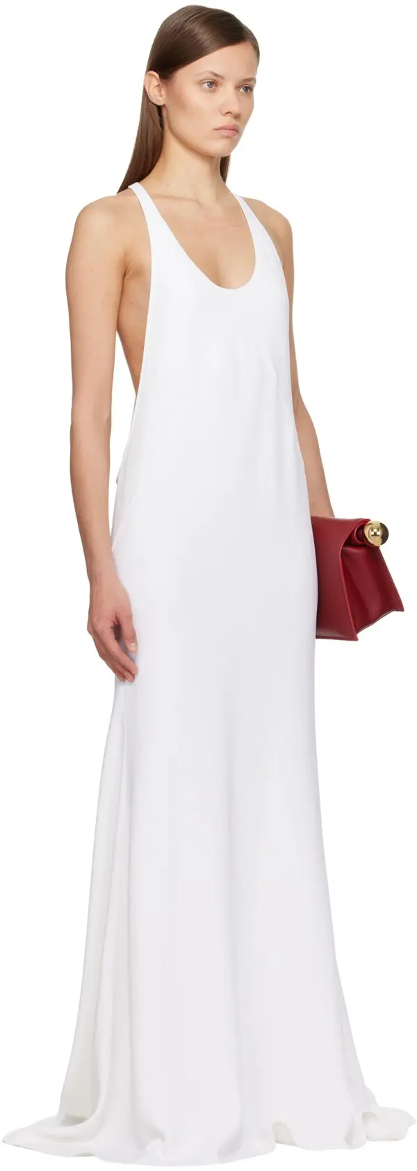 Jacquemus Back Detail Sleeveless Maxi Dress