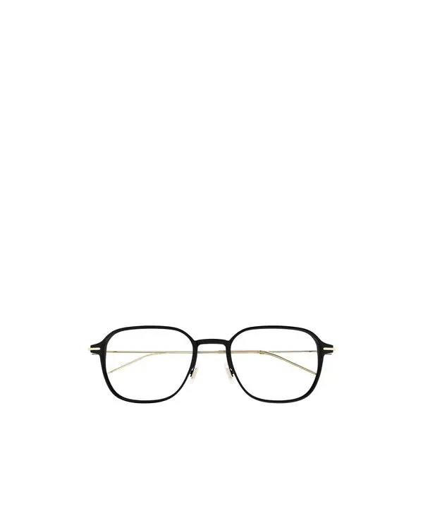Montblanc Eyewear Square Frame Glasses - Black