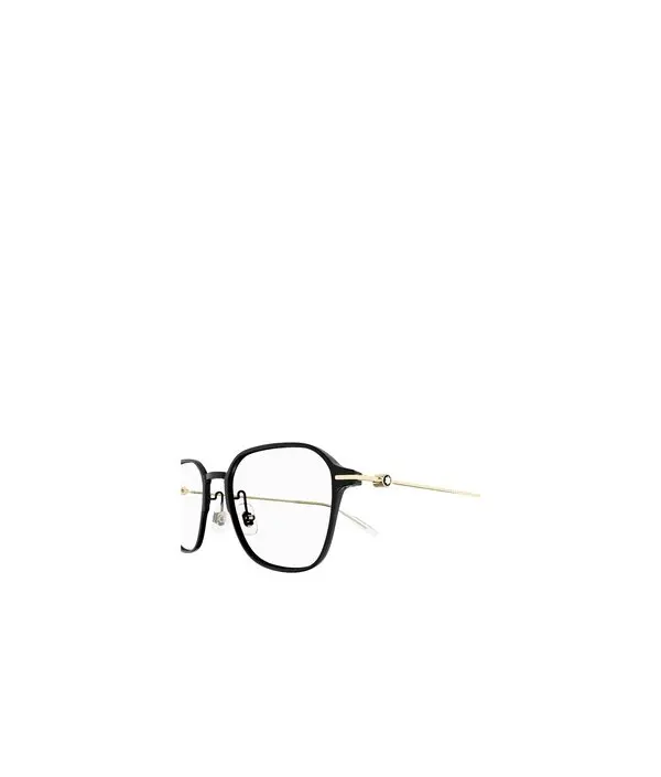 Montblanc Eyewear Square Frame Glasses - Black