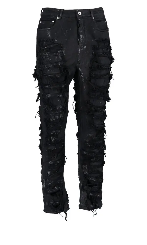 Rick Owens Tyrone Ripped Skinny Jeans