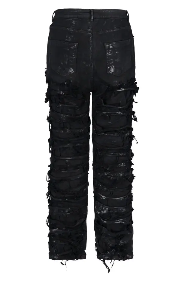 Rick Owens Tyrone Ripped Skinny Jeans