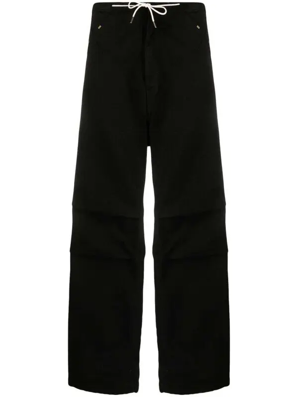 DARKPARK Cotton Trousers With Drawstring Waistband