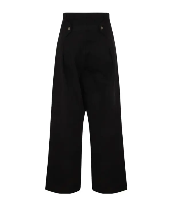 DARKPARK Cotton Trousers With Drawstring Waistband