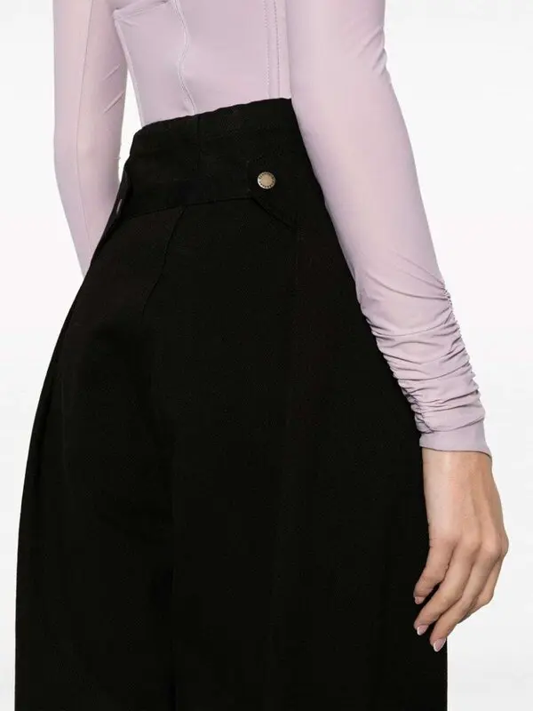 DARKPARK Cotton Trousers With Drawstring Waistband