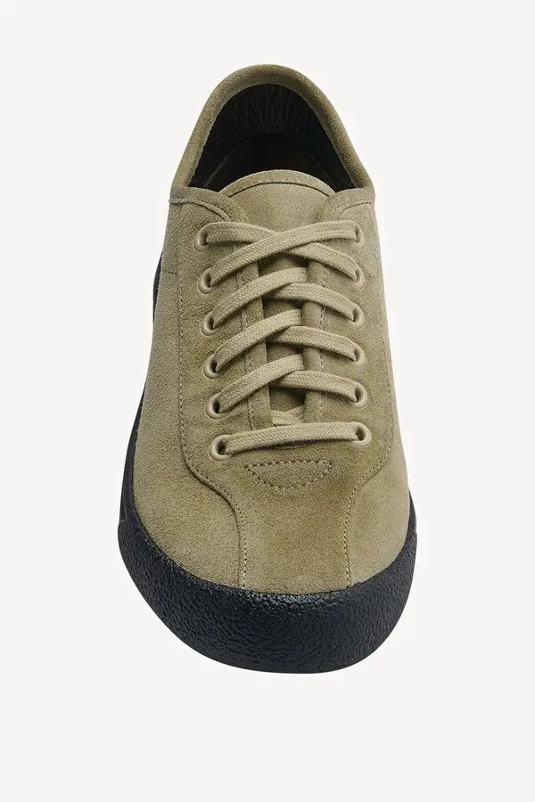 THE ROW Dove Suede Sneakers - Iron-gray