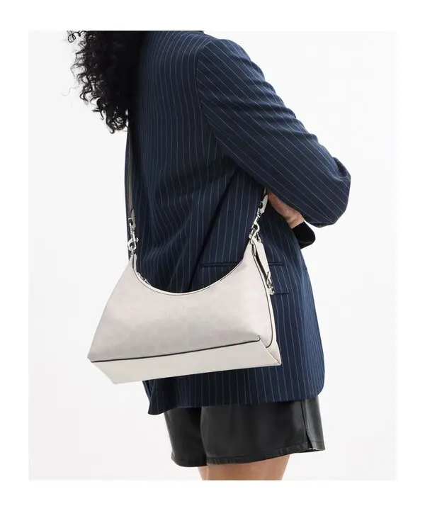 COACH Juliet Shoulder Bag In Signature Canvas - White