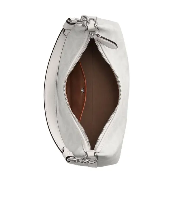 COACH Juliet Shoulder Bag In Signature Canvas - White