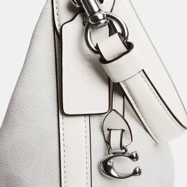 COACH Juliet Shoulder Bag In Signature Canvas - White
