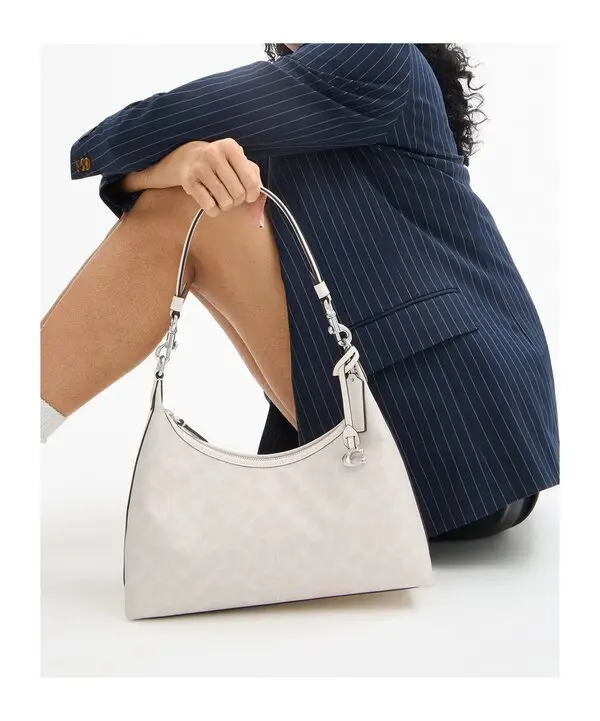 COACH Juliet Shoulder Bag In Signature Canvas - White