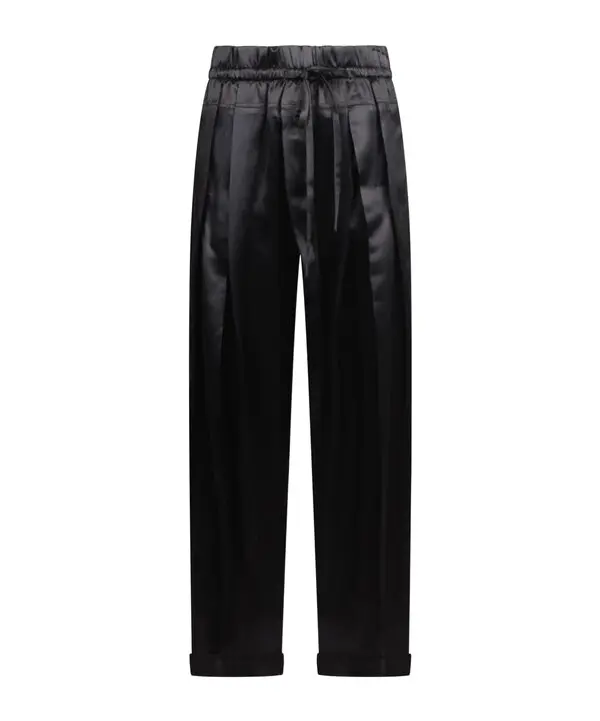 JIL SANDER Satin Palazzo Pants