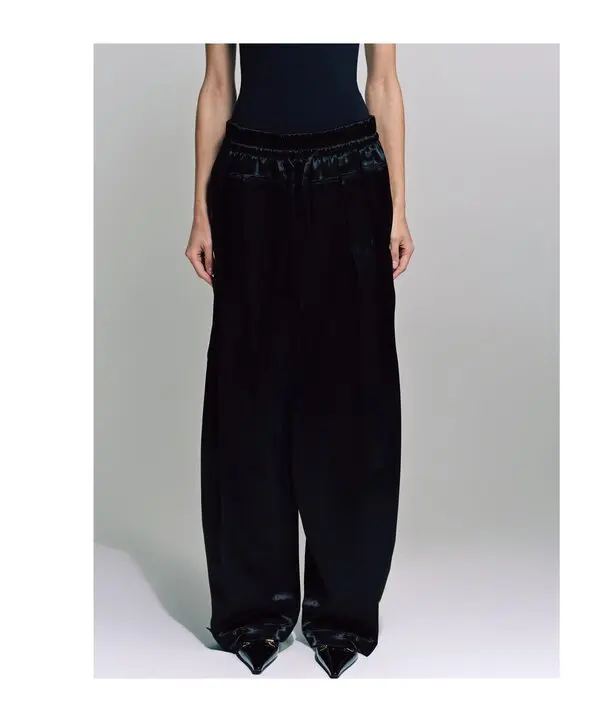 JIL SANDER Satin Palazzo Pants