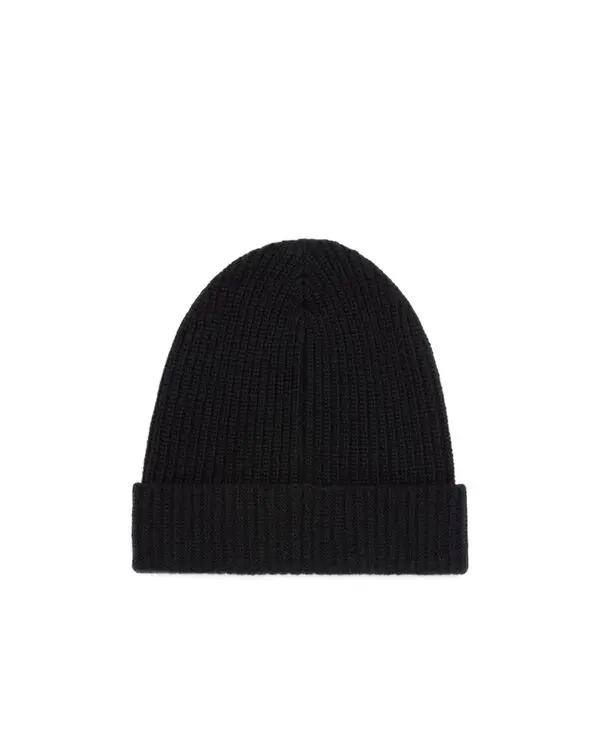 Celine Ribbed Wool Beanie With Gradient Sequins
