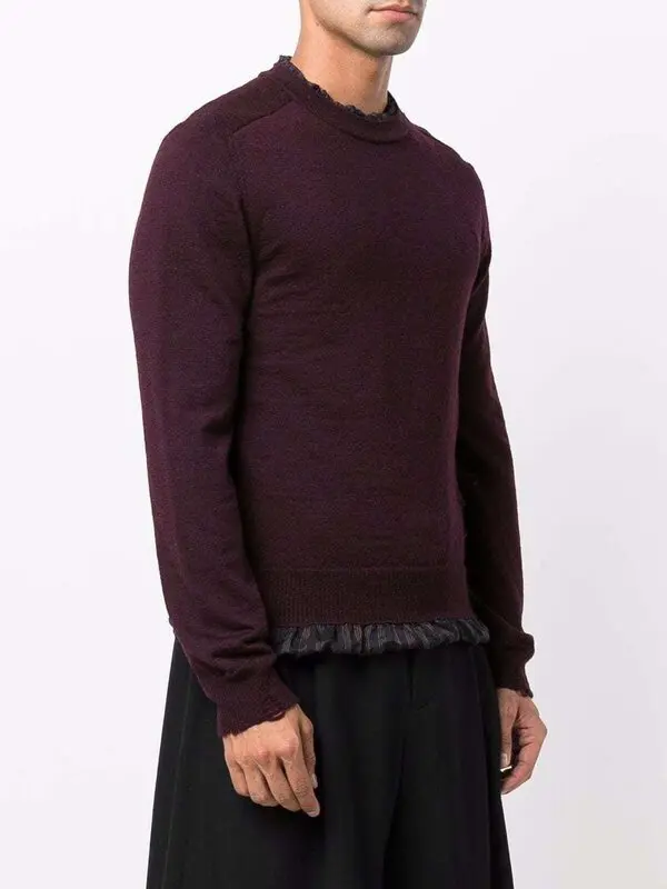 MAISON MARGIELA Ripped Detail Knit Jumper