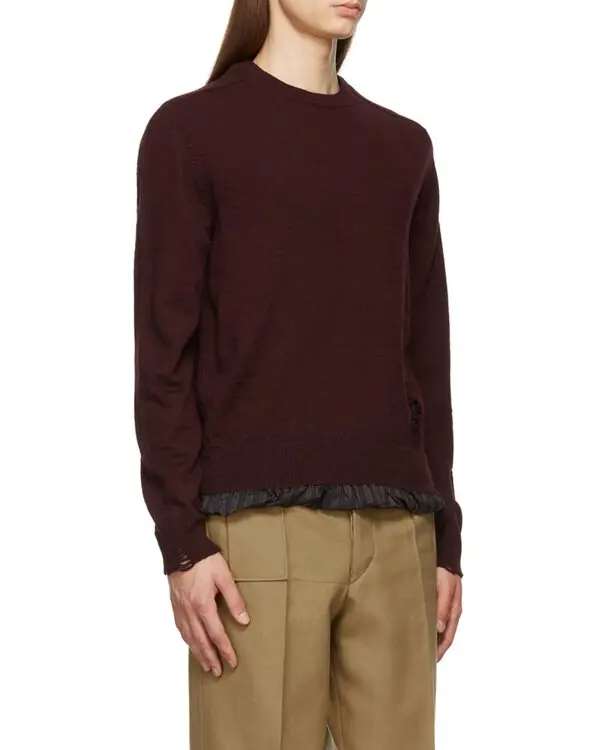 MAISON MARGIELA Ripped Detail Knit Jumper
